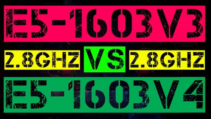 XEON E5-1603 V3 VS E5-1603 V4 - Artem Browser